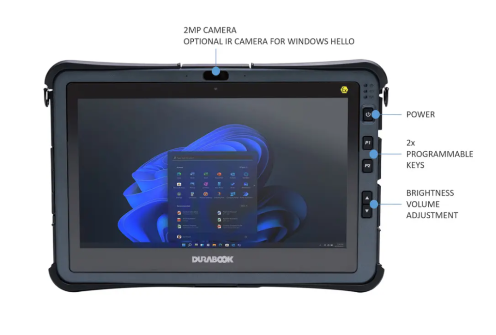 DURABOOK R8-EX, Tablet Industrial 8″ Intel Core i5/i7 12th Gen, RAM 8GB ...